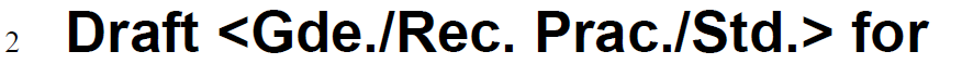 (URGENT) Word: Use draft title format specified by 2021 Style Manual ...