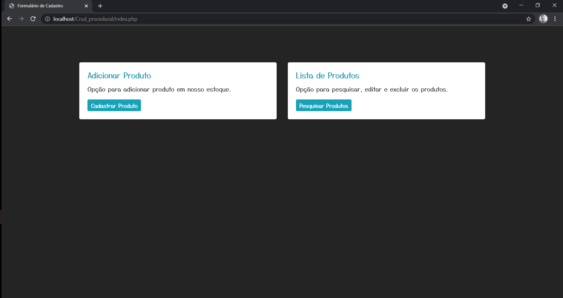 GitHub - cunha-leo/crud-procedural