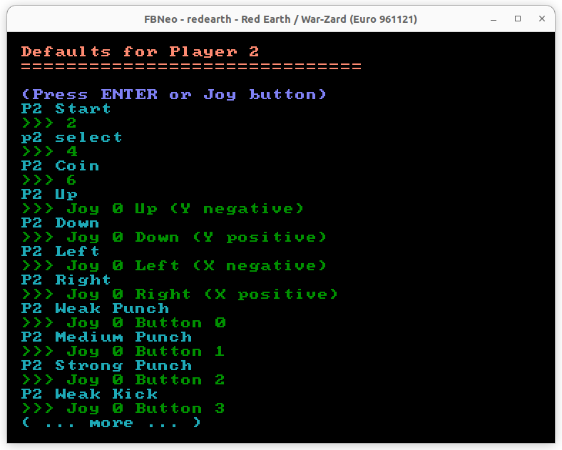 Keybinding does not work on Arch Linux with fbneo-git · Issue #1177 · finalburnneo/FBNeo · GitHub