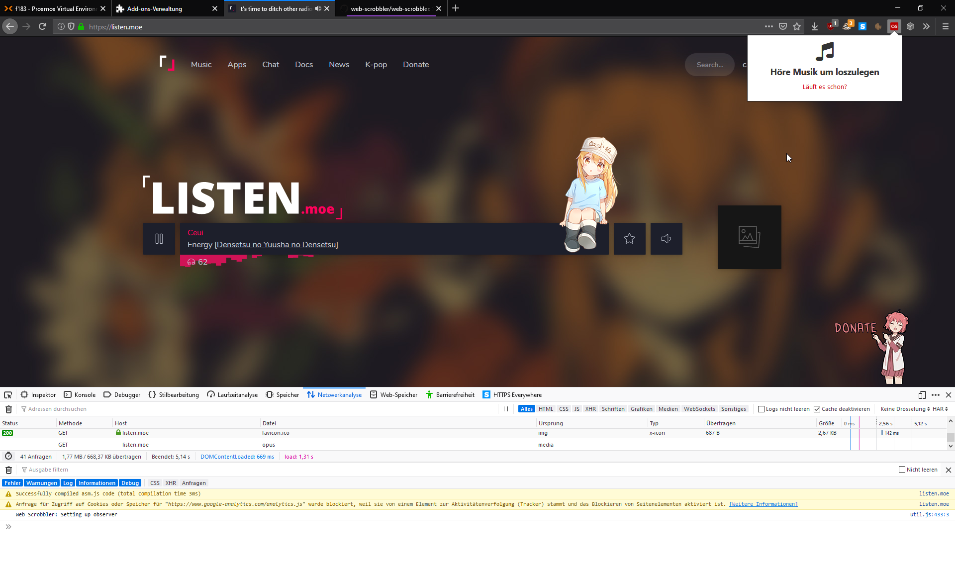 Listen.moe not scrobbeling. · Issue #2035 · web-scrobbler/web-scrobbler · GitHub