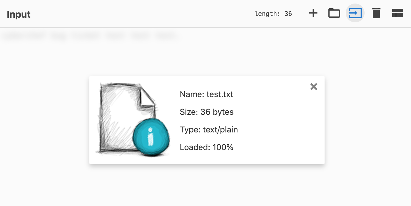 Bug report: Closing informational overlay removes input data · Issue #1021 · gchq/CyberChef · GitHub