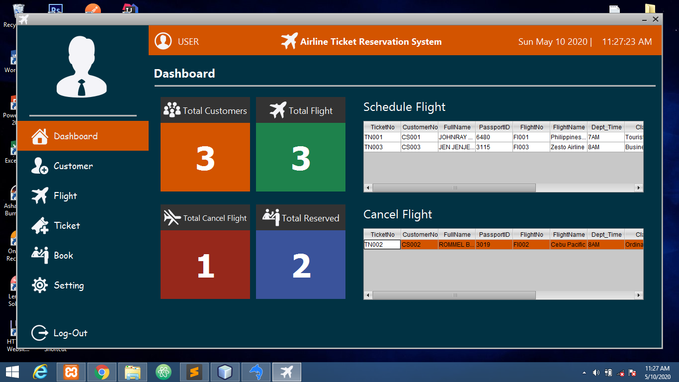 GitHub - johnray10/Airline-Ticket-Reservation-System: Airline Ticket ...