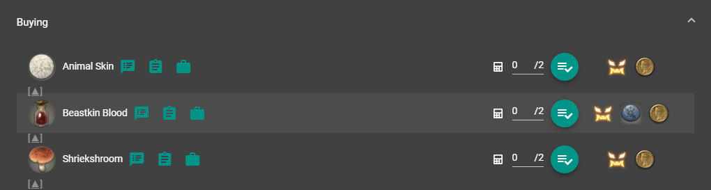 bug: items filtered and shown on wrong panel · Issue #270 · ffxiv-teamcraft/ffxiv-teamcraft · GitHub