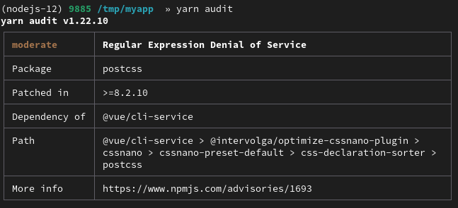 yarn audit --production optional dependencies not working · Issue #8635 · yarnpkg/yarn · GitHub