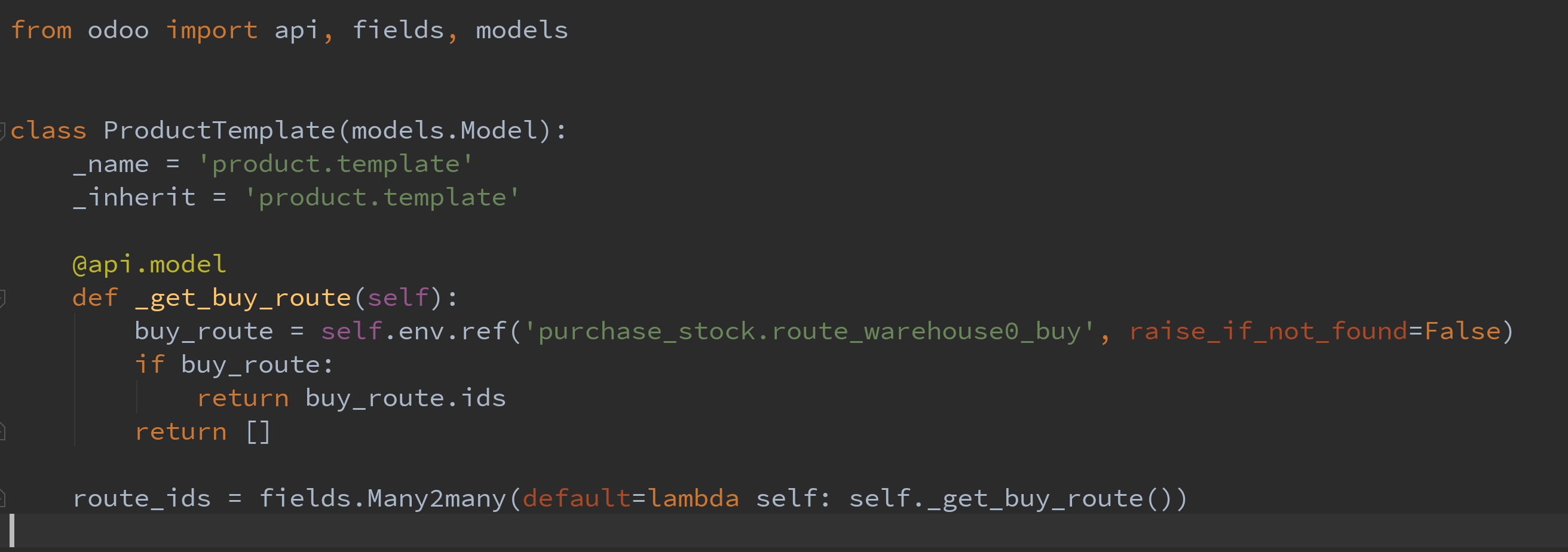 [12.0]Why is the route Buy set on the product by default? · Issue ...