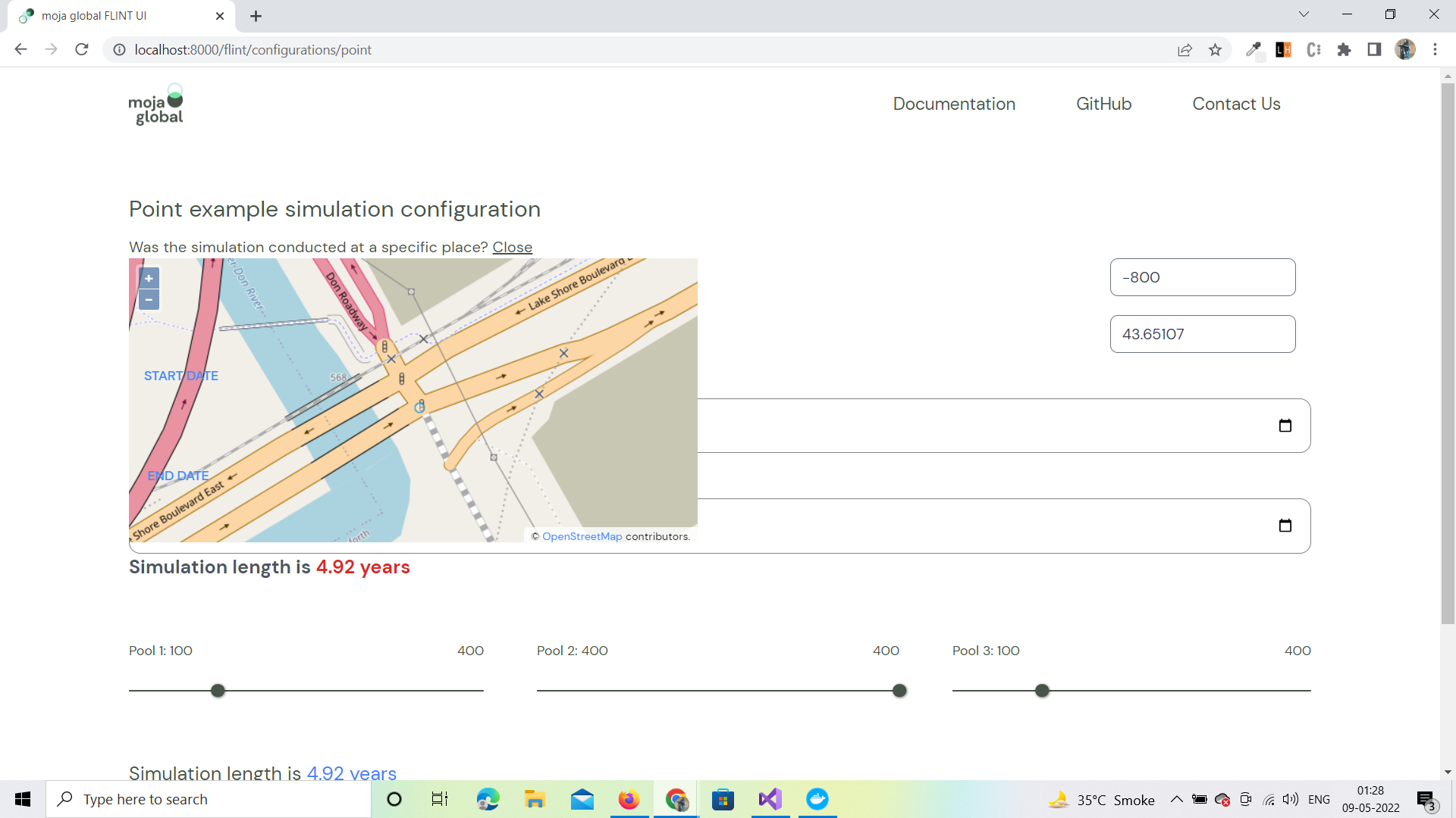 Bug: Map on Point page is blending with the UI · Issue #266 · moja-global/FLINT-UI · GitHub