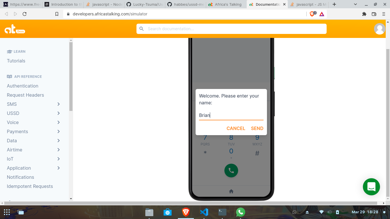 GitHub - Lucky-Tsuma/Ussd-Menu