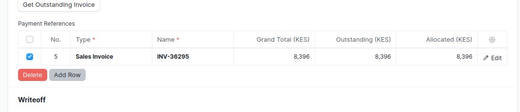 Payment Reference table breaks after filtering through and editing a row. · Issue #34324 ...