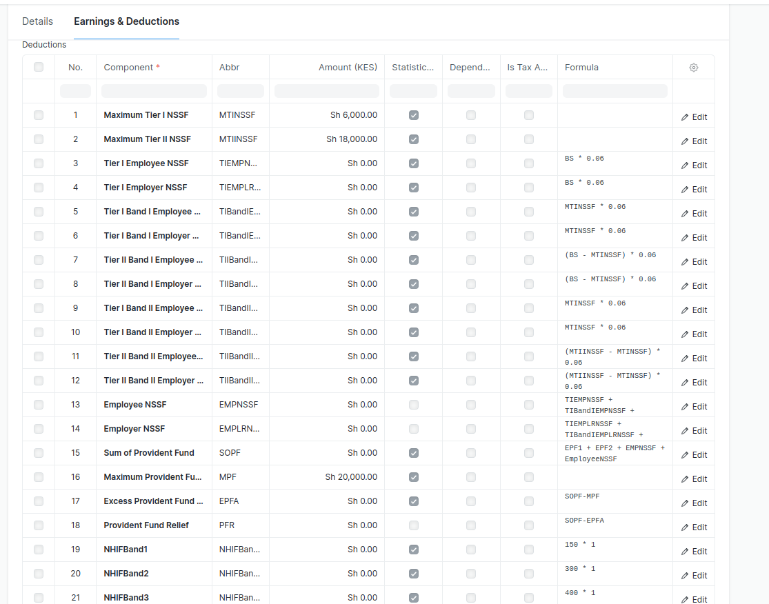 Unsupported operand type error when adding/subtracting salary component values based on formula ...