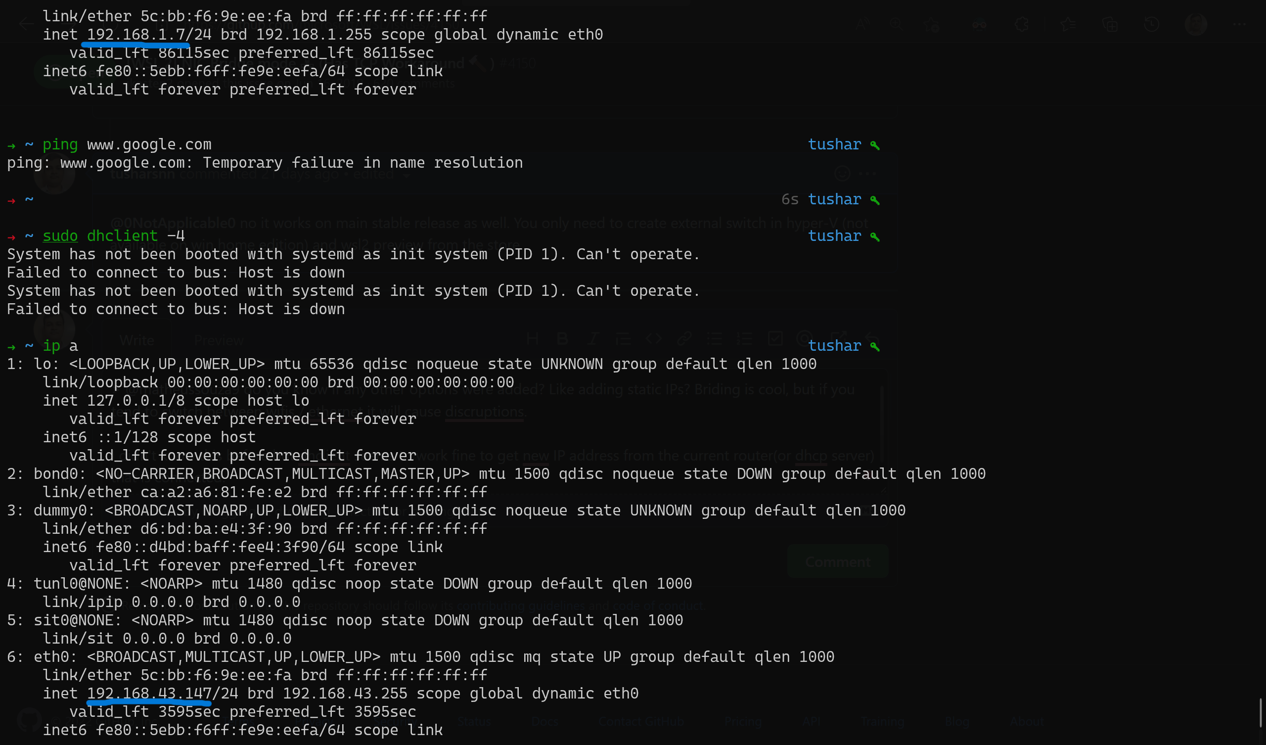 [WSL 2] NIC Bridge mode 🖧 (Has TCP Workaround🔨) · Issue #4150 ...