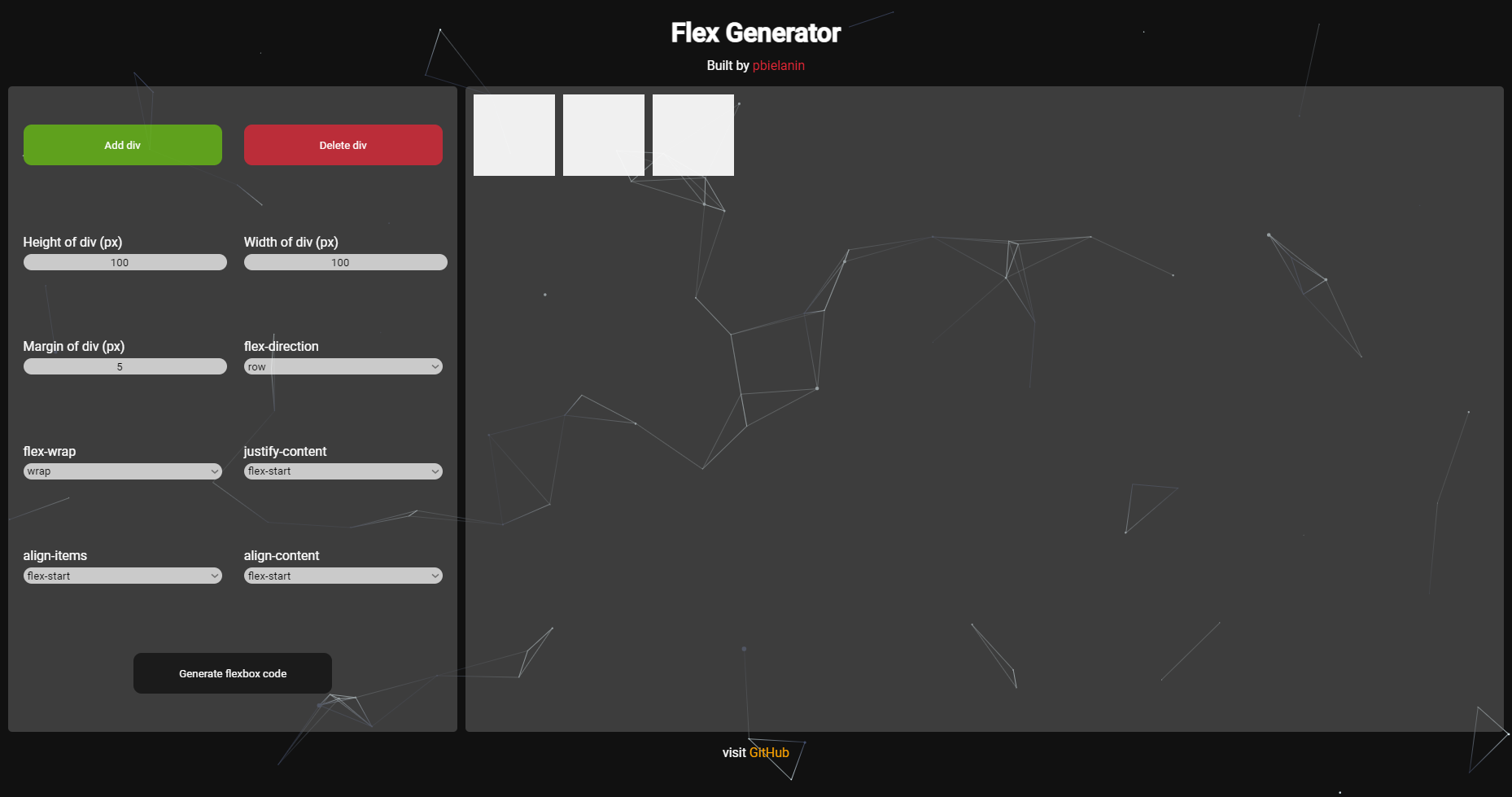 GitHub - PatrykBielanin/vue-flex-generator: Simple flex generator to ...