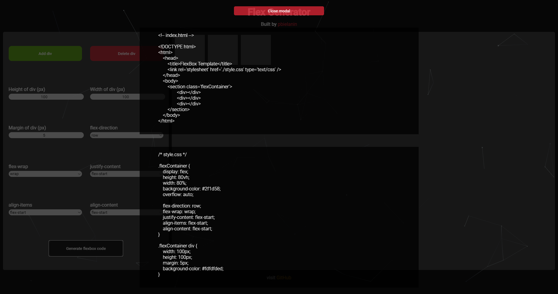 GitHub - PatrykBielanin/vue-flex-generator: Simple flex generator to ...