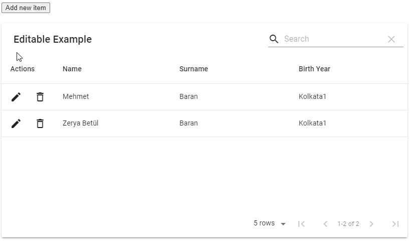 Triggering Add Mode externally · Issue #2133 · mbrn/material-table · GitHub Triggering Add Mode externally · Issue #2133 · mbrn/material-table · GitHub