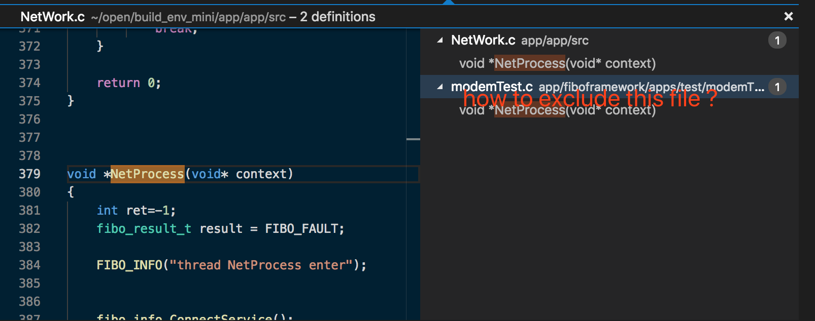 how to block one file("go to definition") · Issue #71544 · microsoft/vscode · GitHub
