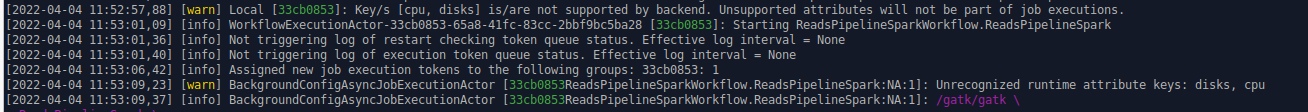 Unrecognized runtime attribute keys: discs, cpu (ReadsPipelineSparkMulticore.wdl) · Issue #7796 ...