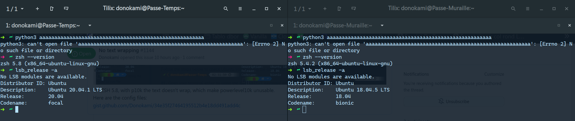 No text wrapping · Issue #1144 · romkatv/powerlevel10k · GitHub