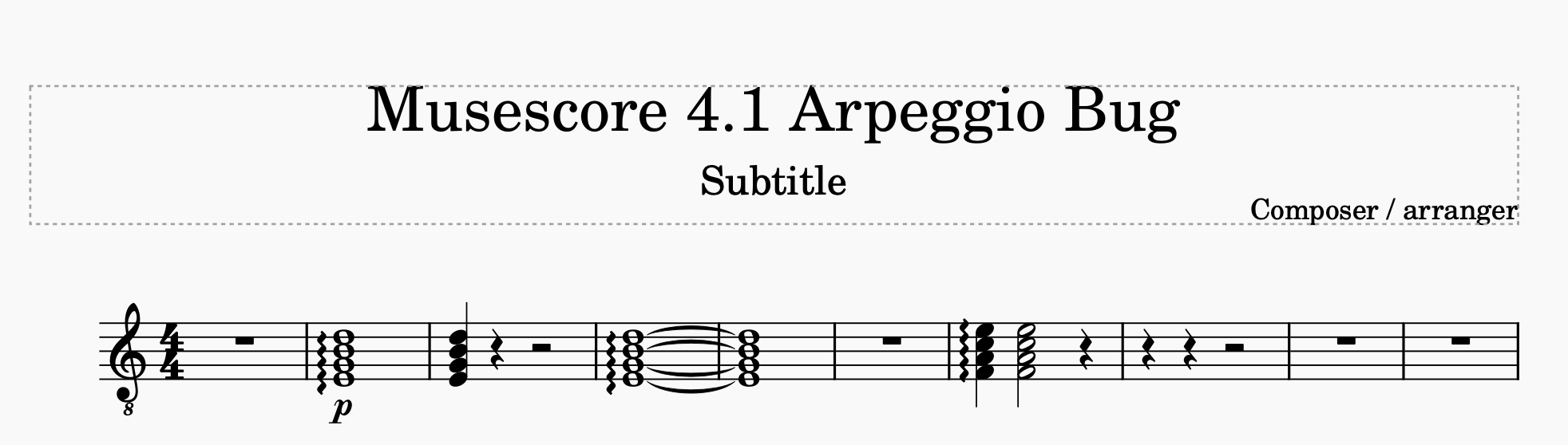 Guitar Arpeggio not played correctly · Issue #18616 · musescore ...