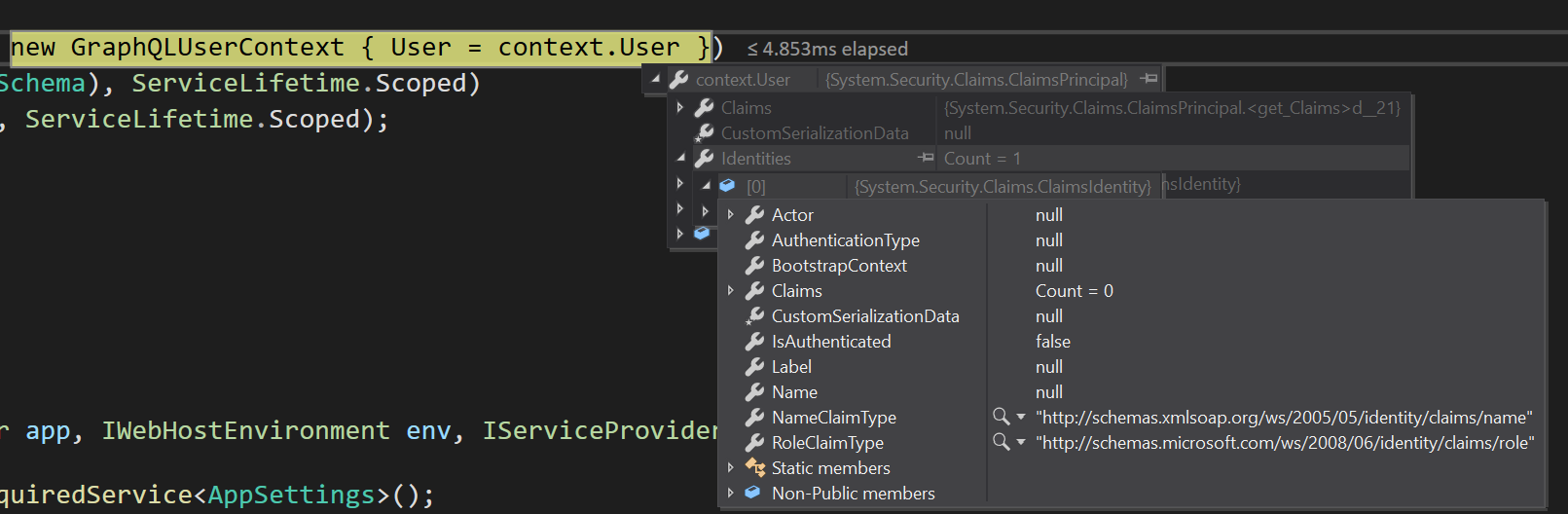 ClaimsPrincipal not retrived trying to use AuthorizeWith in GraphQL queries · Issue #152 ...