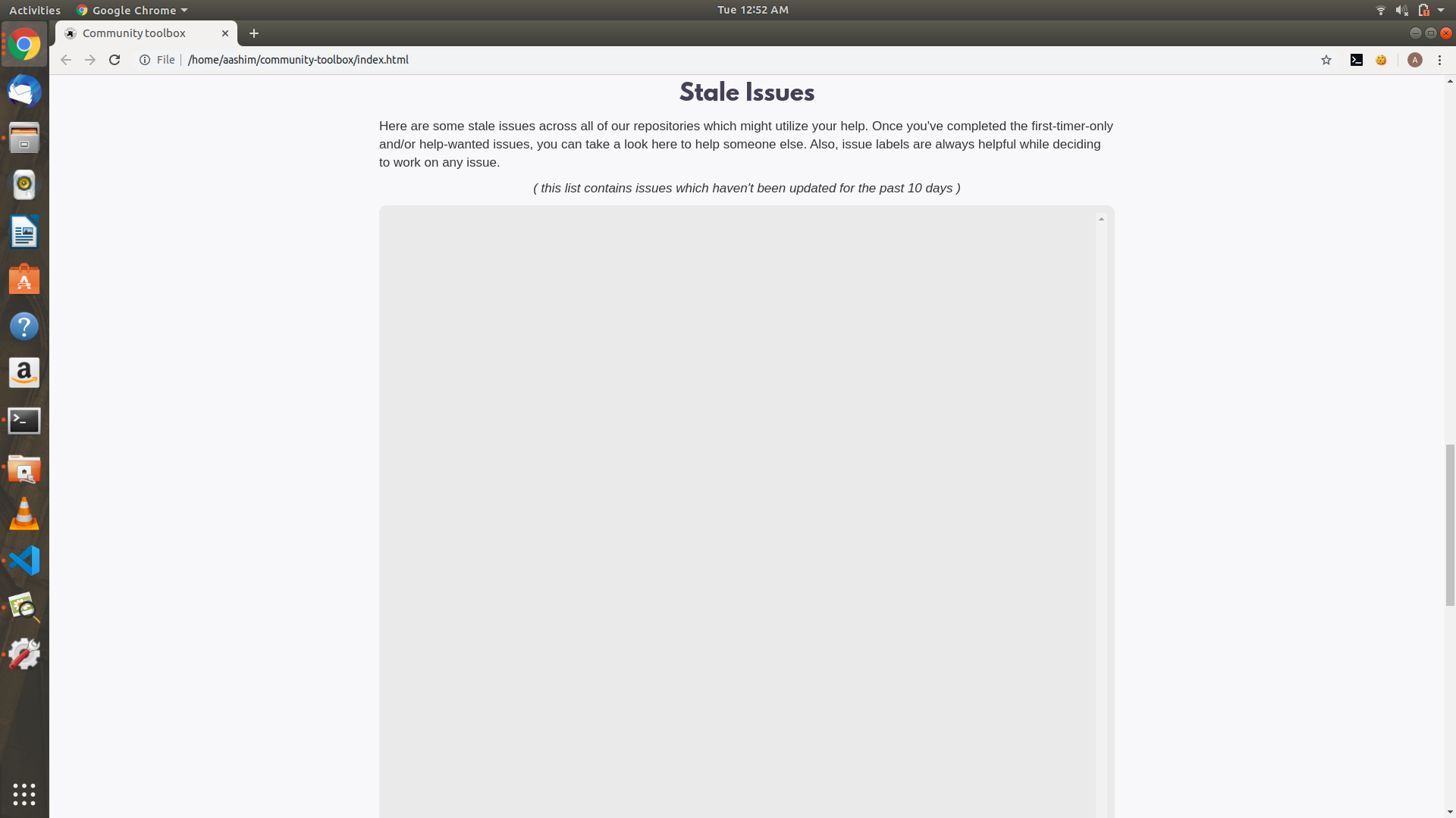 Stale issues list is not displaying anything · Issue #318 · publiclab/community-toolbox · GitHub