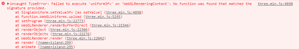 import fbx run Failed to execute 'uniform3fv' on 'WebGLRenderingContext' · Issue #13281 · mrdoob ...