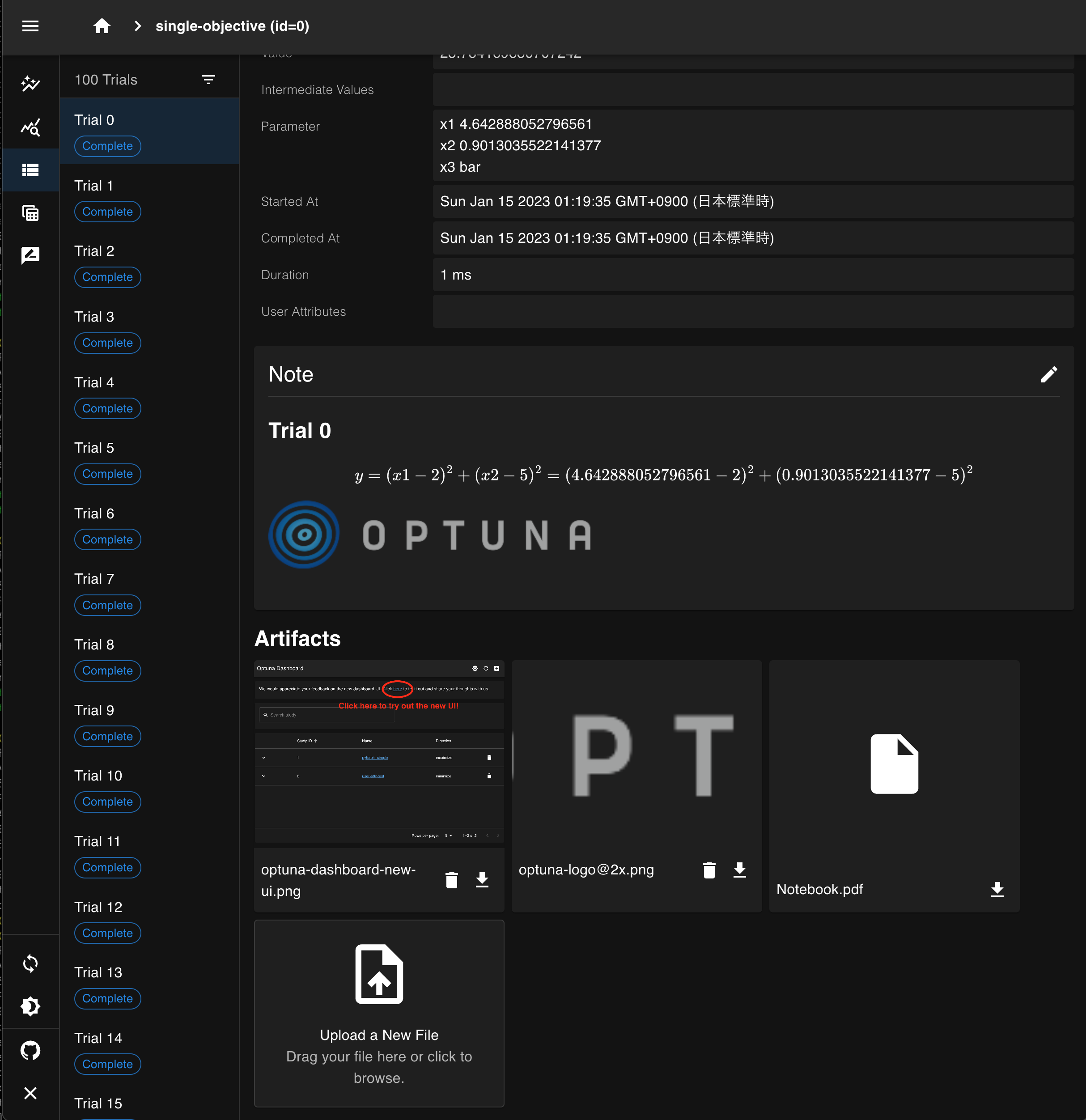 Introduce `Artifact` by c-bata · Pull Request #314 · optuna/optuna-dashboard · GitHub