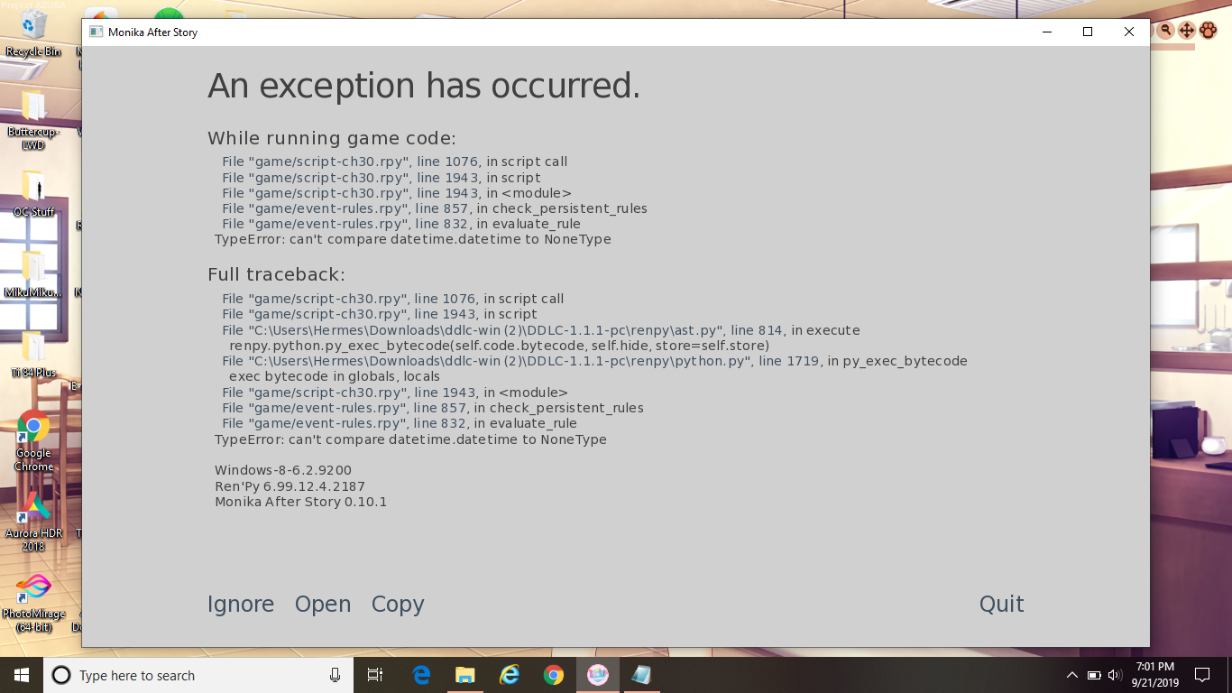 [Bug] - The date glitched and made me miss Monika's B-Day · Issue #4737 ...