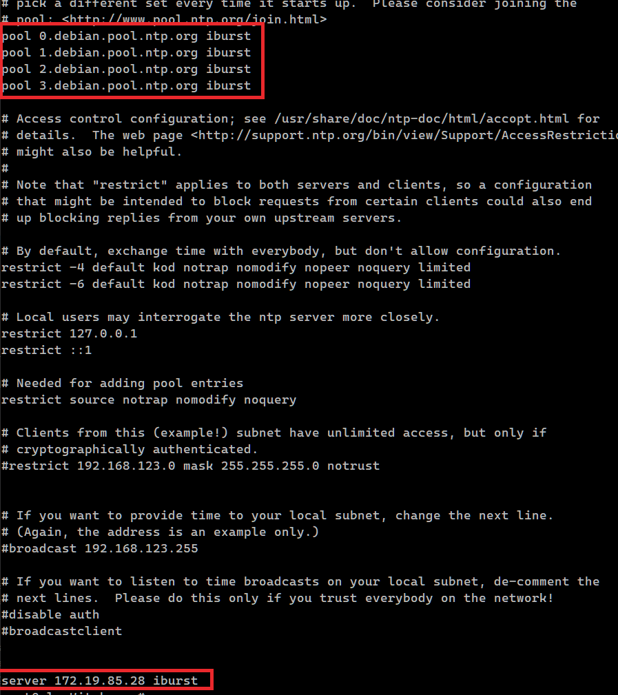 Custom NTP Server does not always get used and reverting to public NTP is not using full pool ...