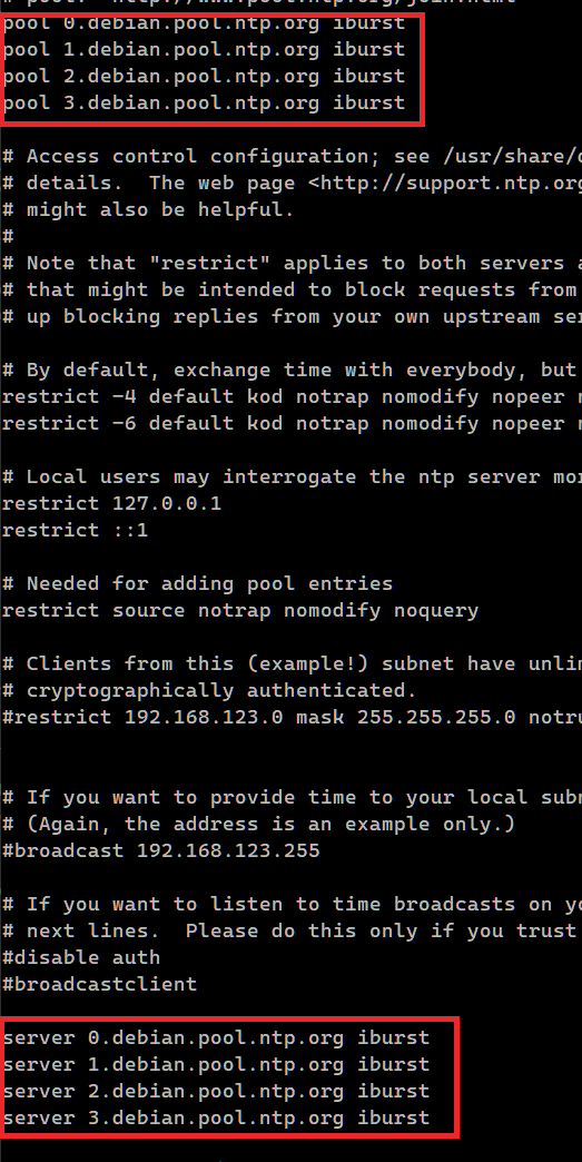 Custom NTP Server does not always get used and reverting to public NTP is not using full pool ...