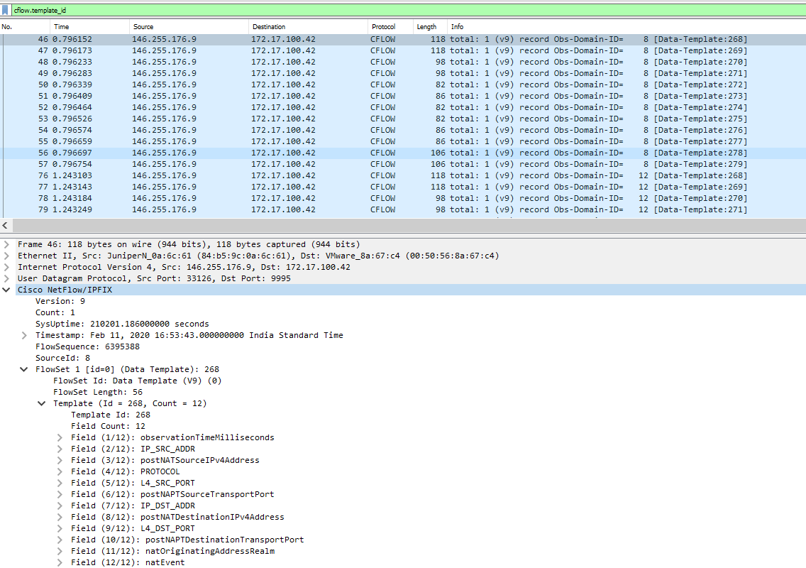 strange flows when allowing nat events on juniper mx480 · Issue #190 · phaag/nfdump · GitHub