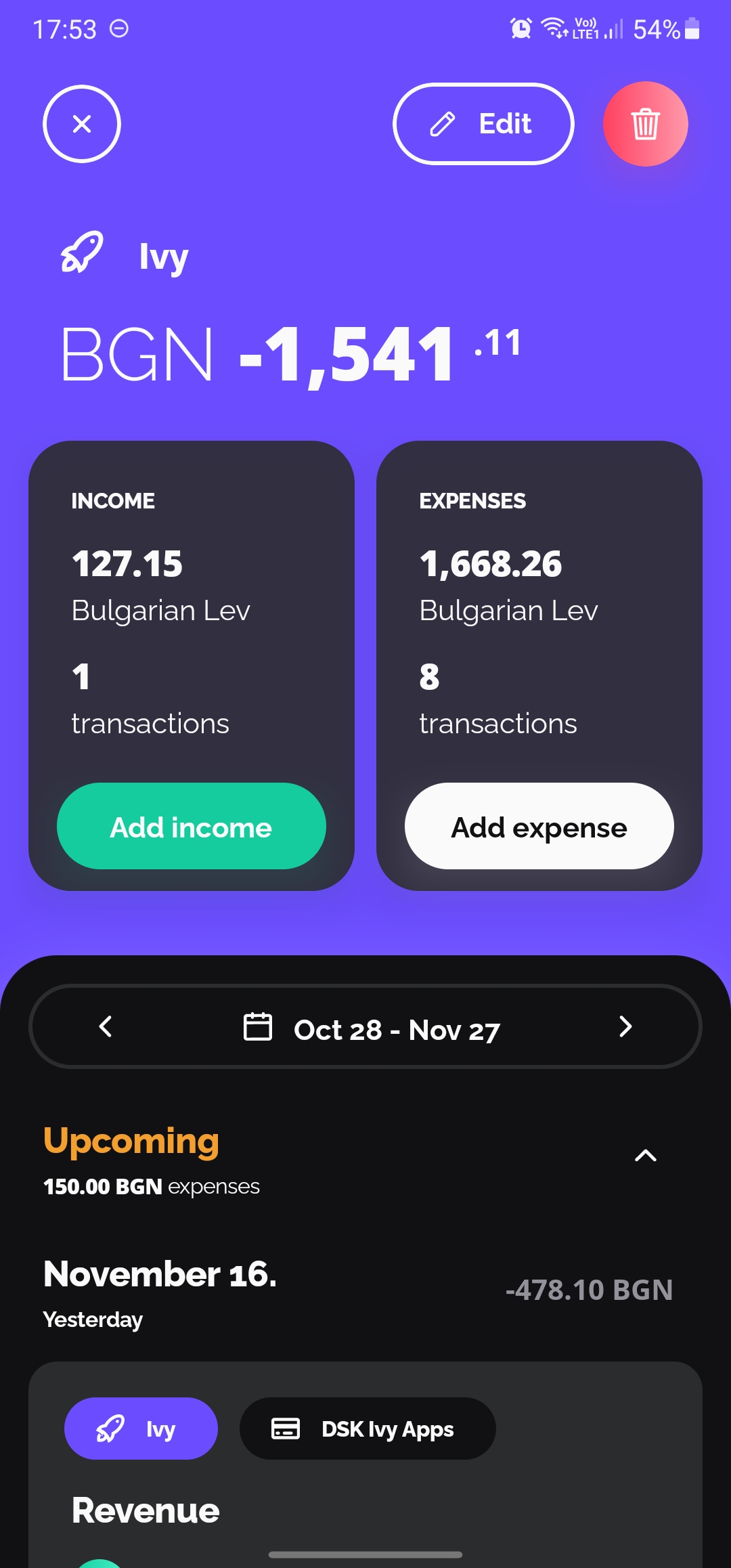 Change months in ItemStatistic screen with horizontal swipe · Issue ...