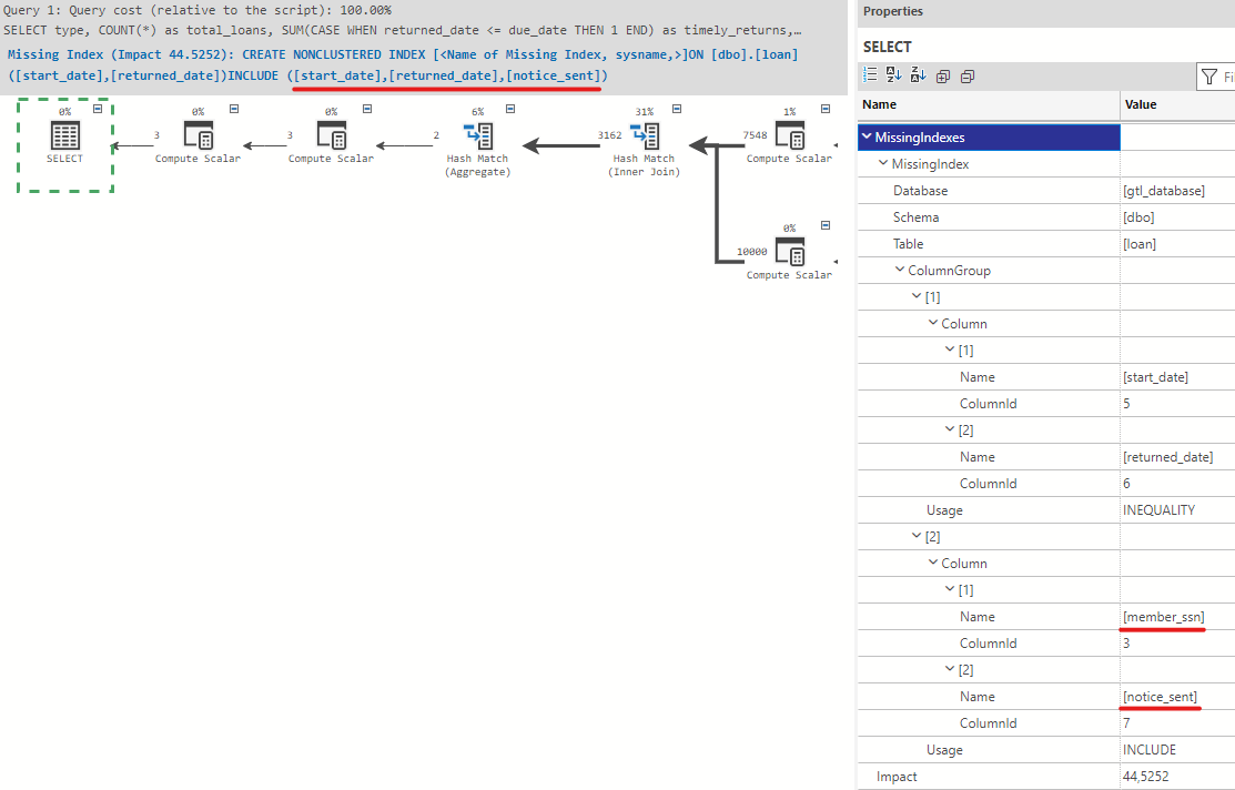 Missing Index definition repeats columns · Issue #20249 · microsoft/azuredatastudio · GitHub