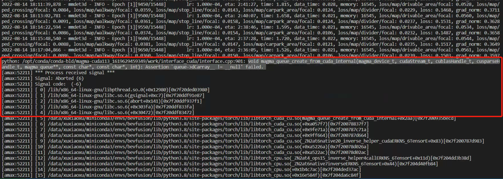 Some question in train · Issue #100 · mit-han-lab/bevfusion · GitHub