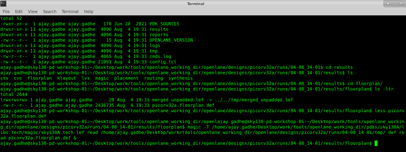 GitHub - ajjaygaadhe/openLANE: RTL2GDS using opensource openLANE flow