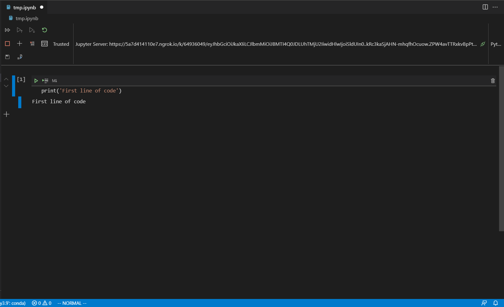 Bad long jupyter server url display · Issue #6145 · microsoft/vscode ...