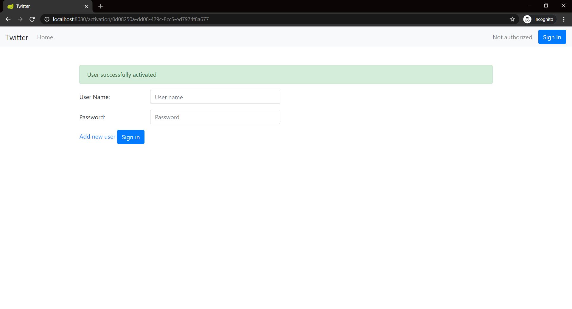 Github Vidarrson Twitterclone A Web Application That Is A Clone Of