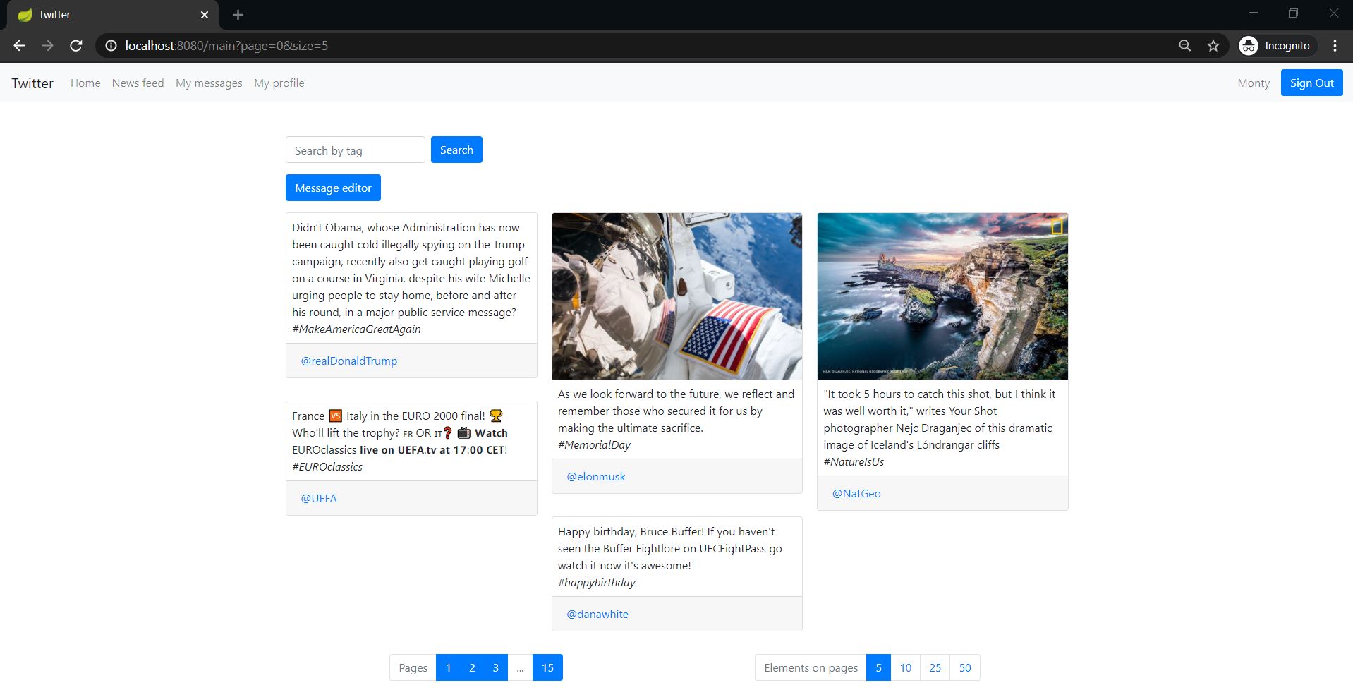 GitHub - VidarrSon/TwitterClone: A web application that is a clone of popular American ...
