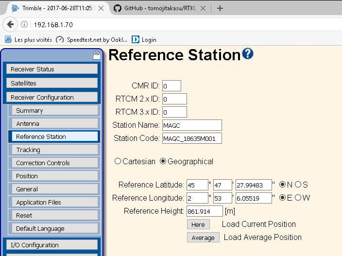 RTCM message 1006 and antenna height · Issue #312 · tomojitakasu/RTKLIB ...