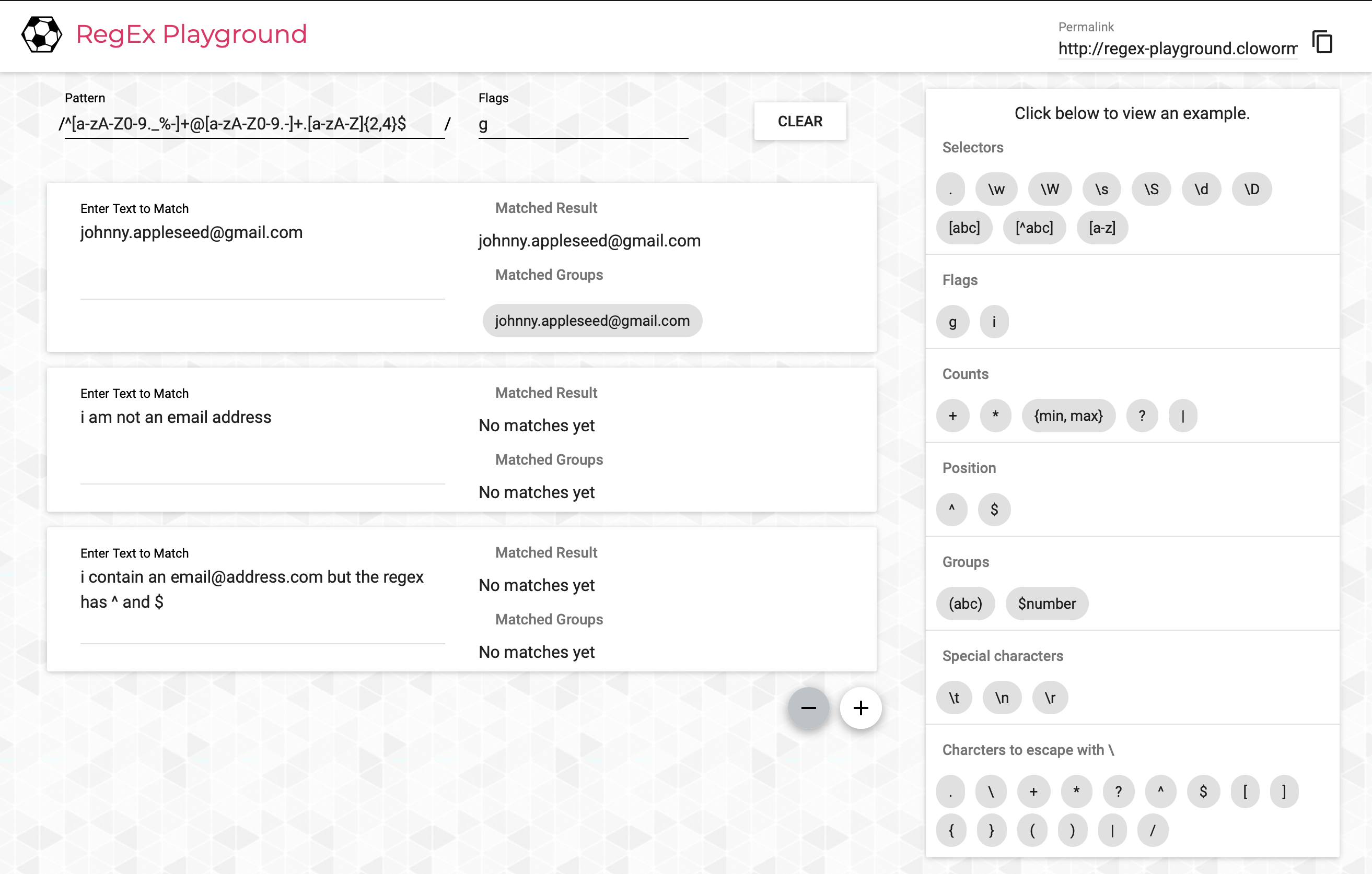 GitHub - cloworm/regex-playground-nextjs: WIP