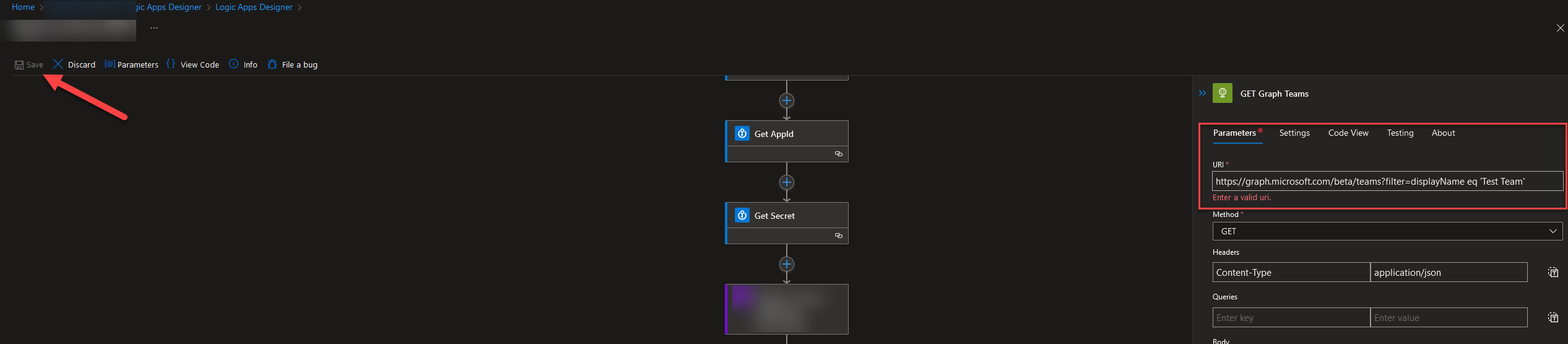 Logic App Preview Designer - HTTP Web Request Save error and manual code changes · Issue #2596 ...