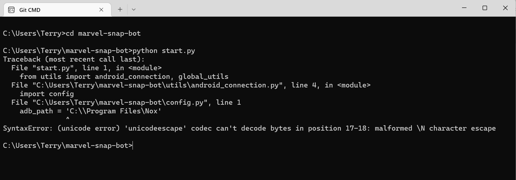 pip install -r requirements.txt failing · Issue #18 · AdriaGual/marvel-snap-bot · GitHub