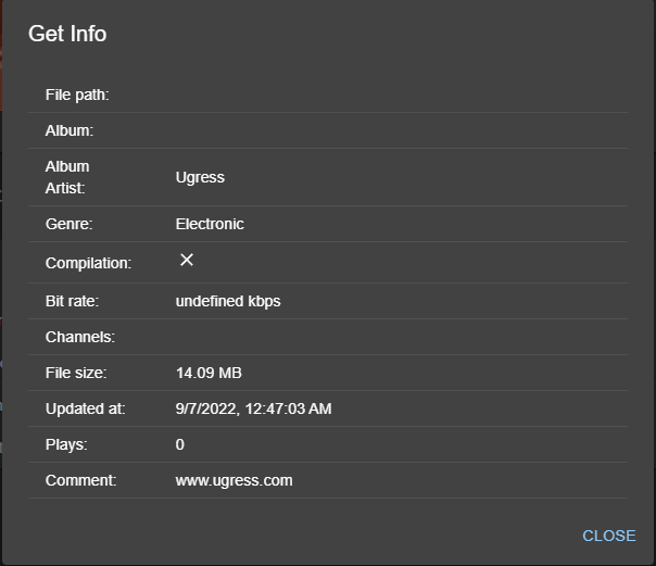 Clicking Get Info From An Album Listed By An Artist Under Artists Hangs · Issue 1909