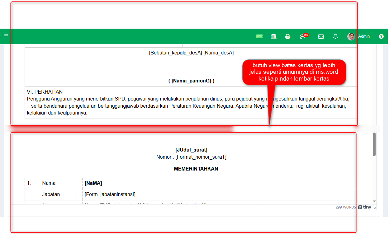 Permintaan fitur: Tampilkan layout halaman kertas seperti ms.word · Issue #7041 · OpenSID ...
