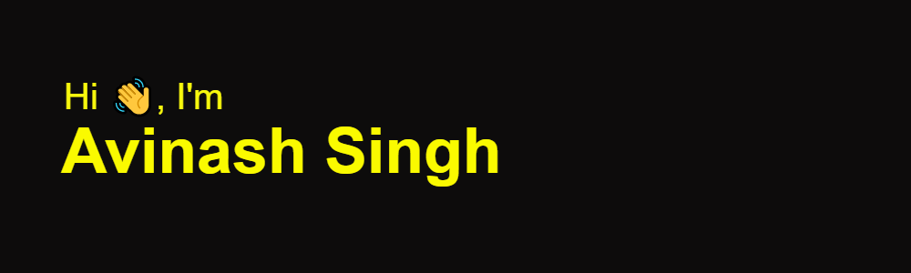 deadpool20399 (Avinash Singh) · GitHub