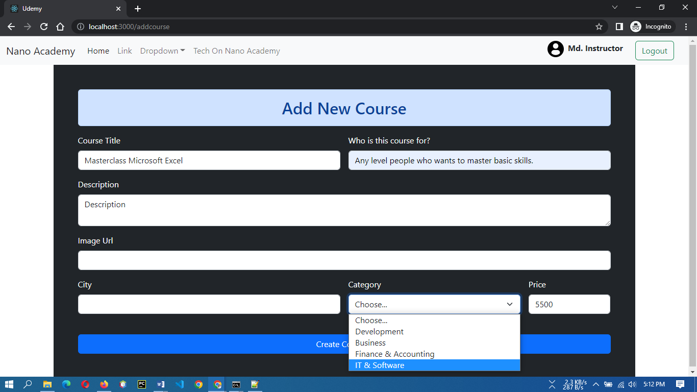 GitHub - Mainulhasan05/Nano-Academy-Udemy-Type-