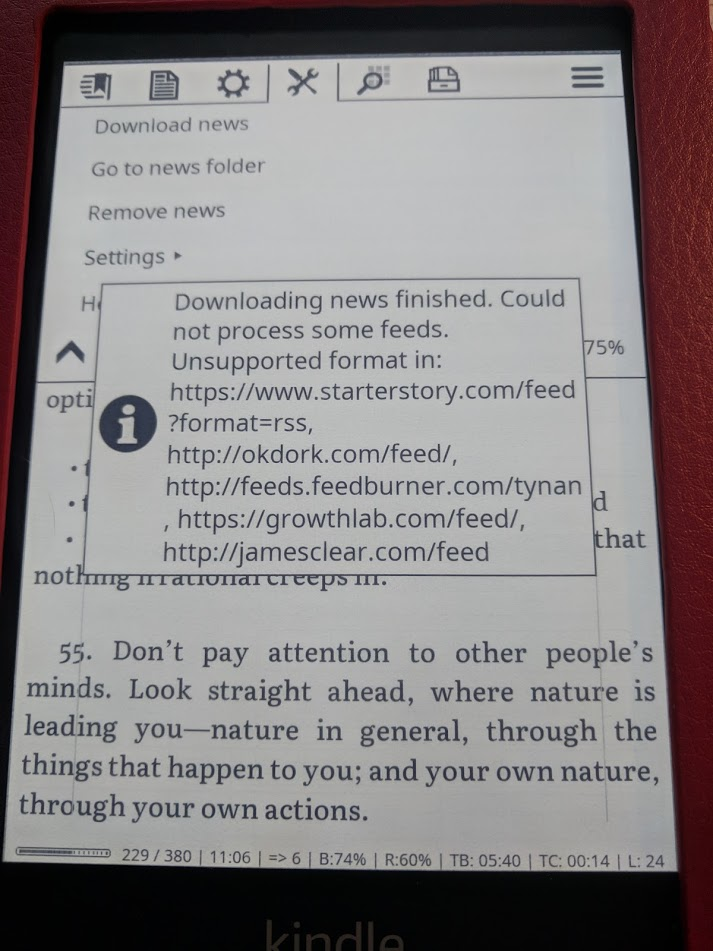 news downloader seems not to like various rss feeds · Issue #4540 ...