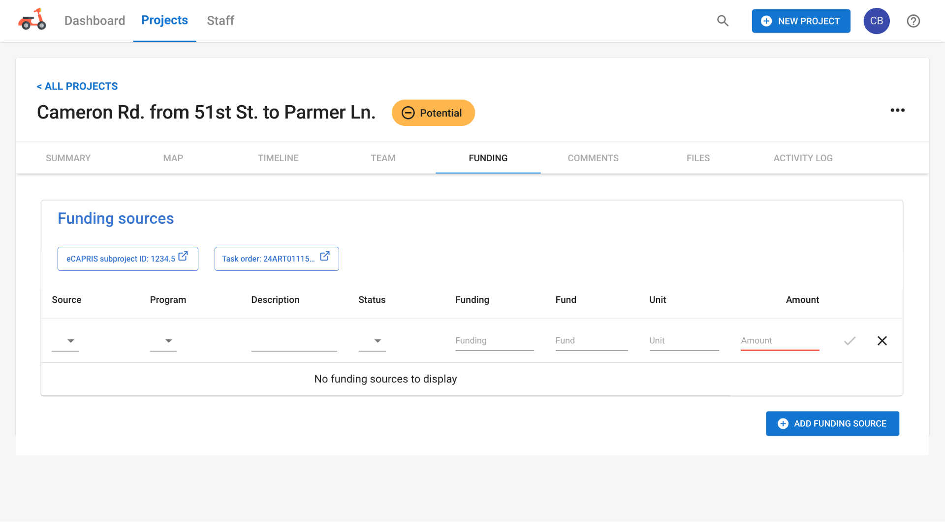 Propose light redesign of "Funding" tab · Issue #8011 · cityofaustin ...