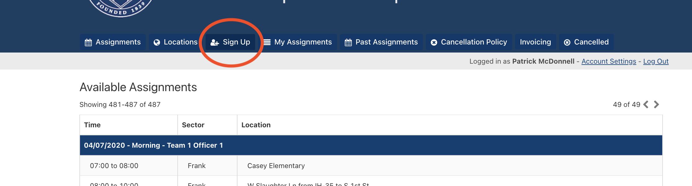 Bug: Trouble signing up for VZA shifts · Issue #10764 · cityofaustin/atd-data-tech · GitHub