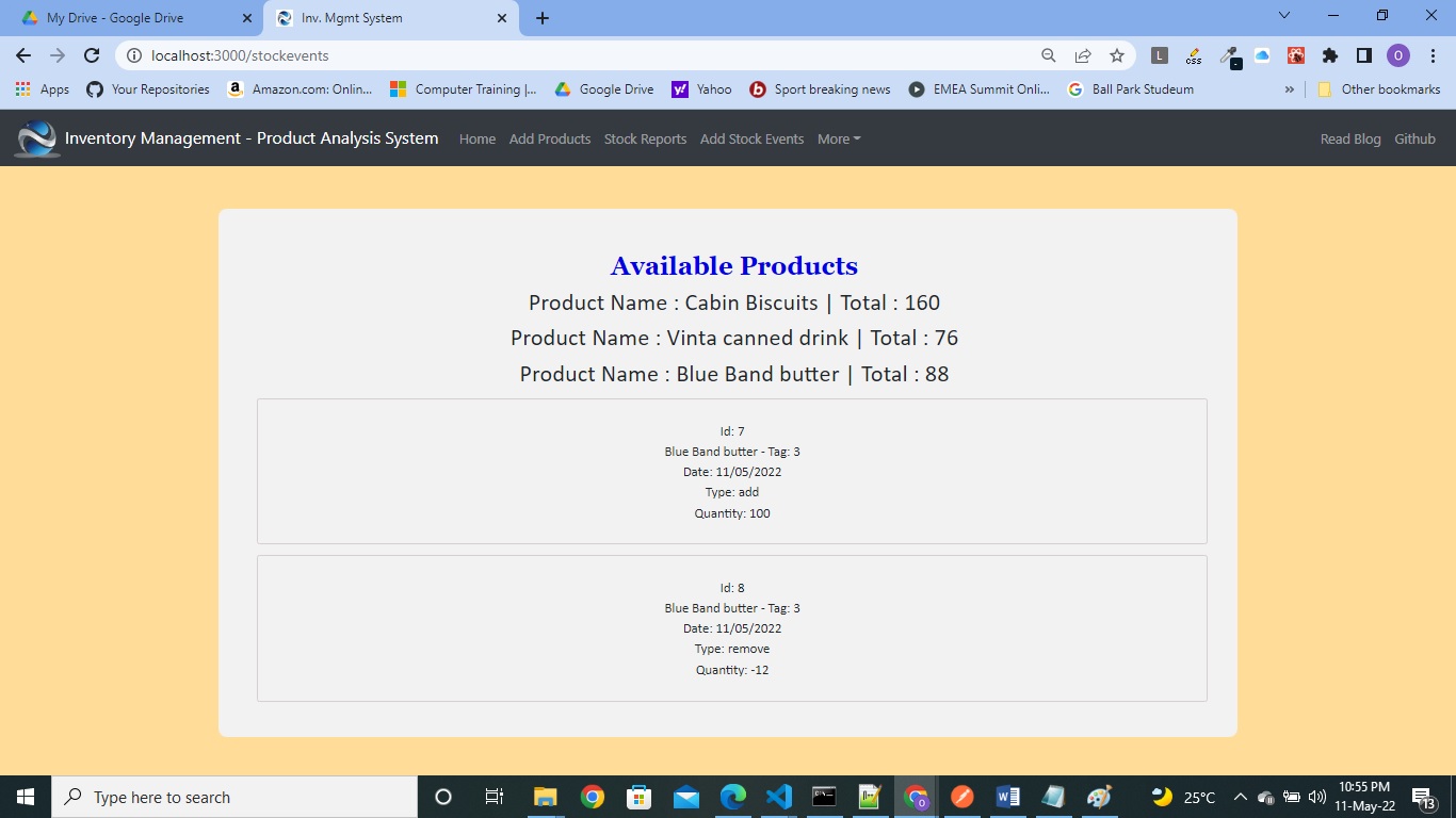 GitHub - Okeoma/Inventory-Management-System: A Web app wrtten with React and Strapi that helps ...