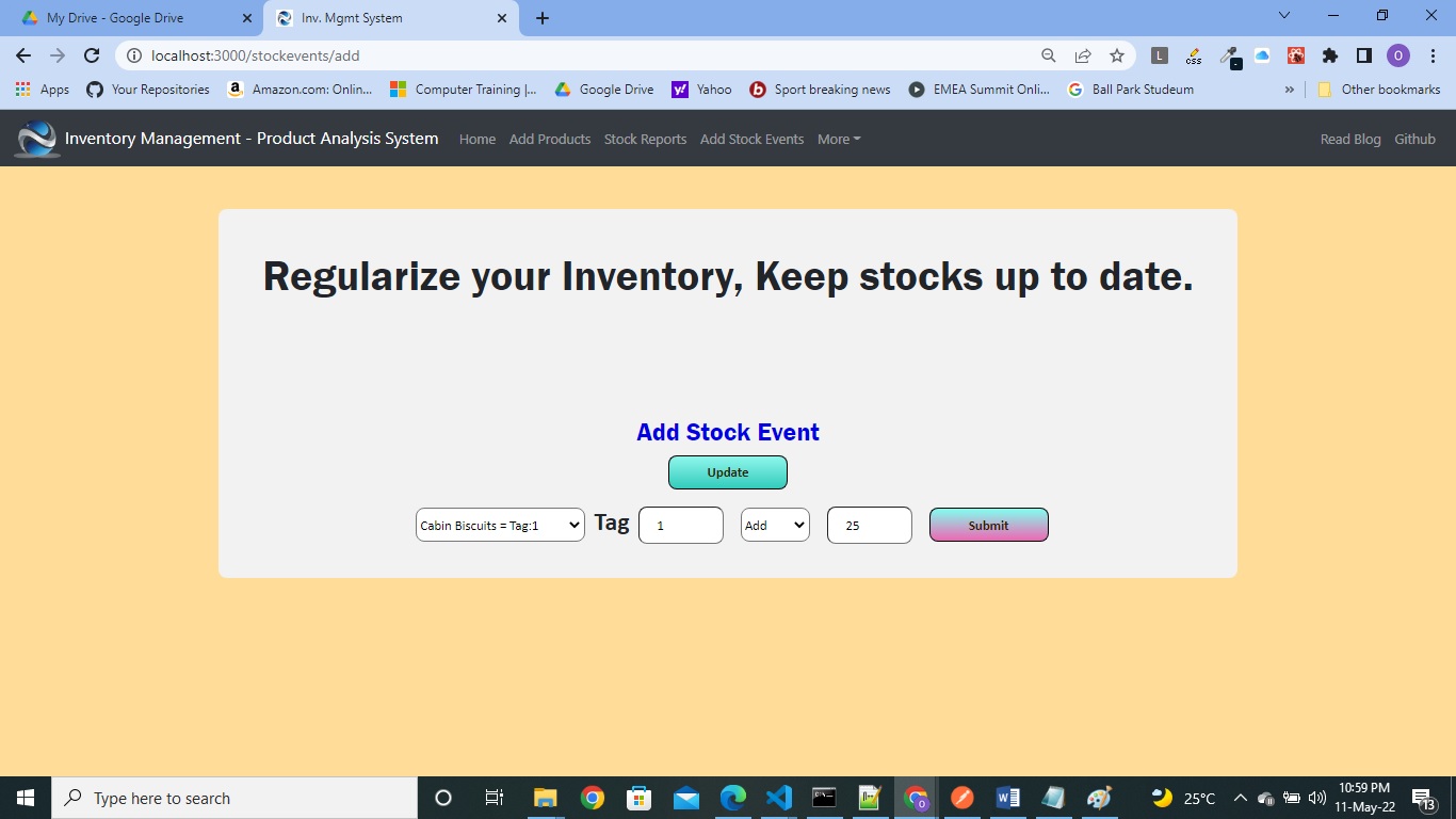 GitHub - Okeoma/Inventory-Management-System: A Web app wrtten with React and Strapi that helps ...