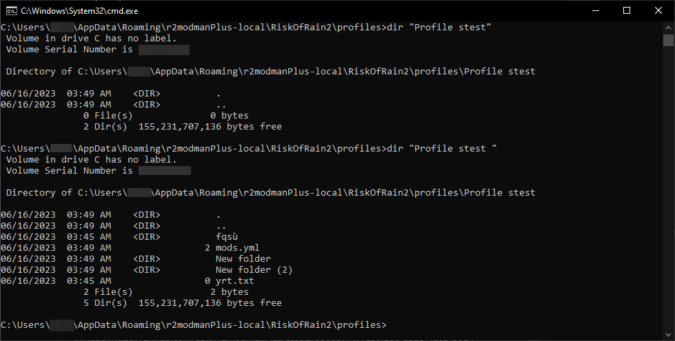 [BUG] - Illegal profile folder name · Issue #1038 · ebkr/r2modmanPlus · GitHub